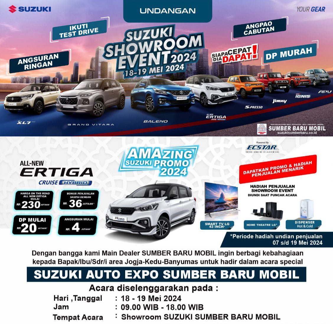 SUZUKI SHOWROOM EVENT AUTOFEST 2024 | SUZUKI MOBIL JOGJA
